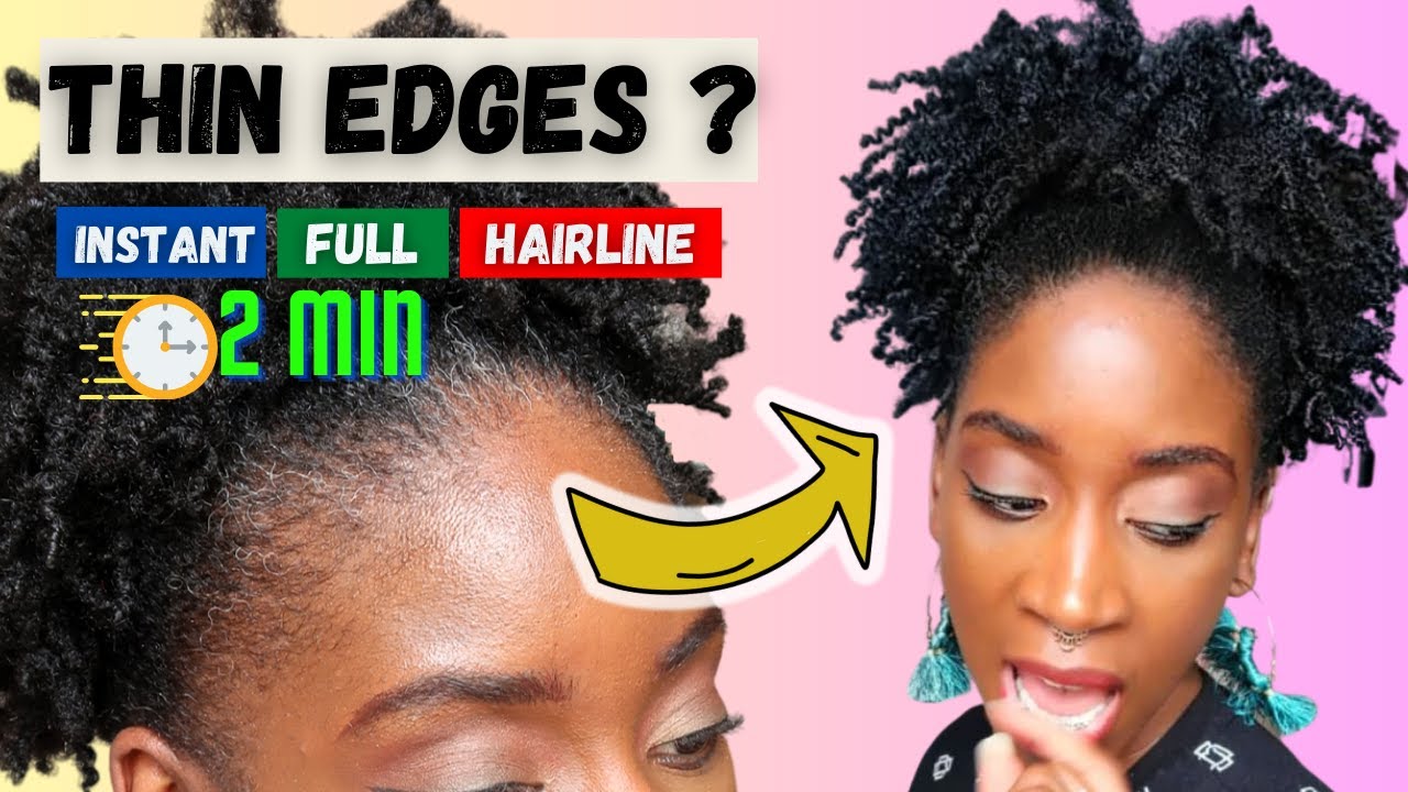My ultimate hack to creating an instant full hairline in 2 minutes how ...