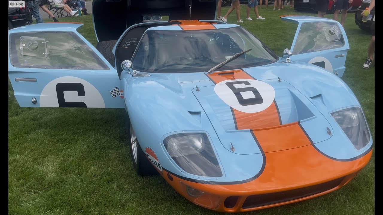 Gulf Oil Colors Ford GT40 Replica Race Car - Walkaround [4K] - YouTube