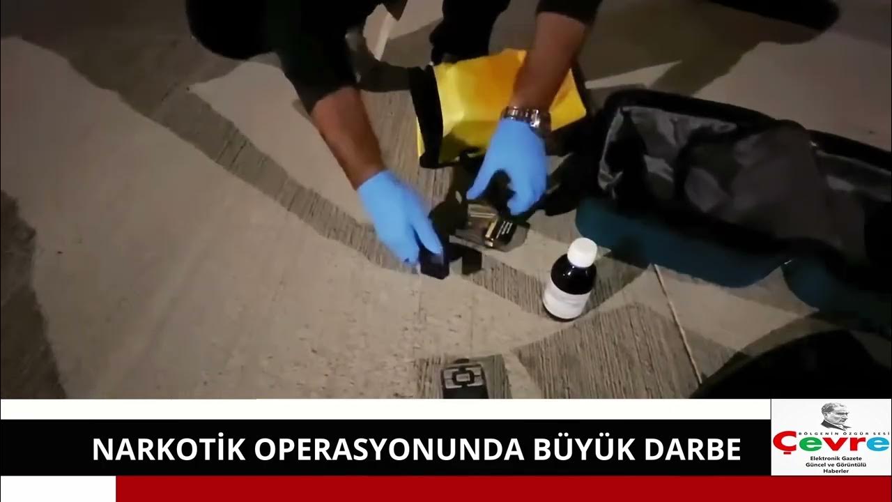 NARKOTİK OPERASYONUNDA BÜYÜK DARBE - YouTube