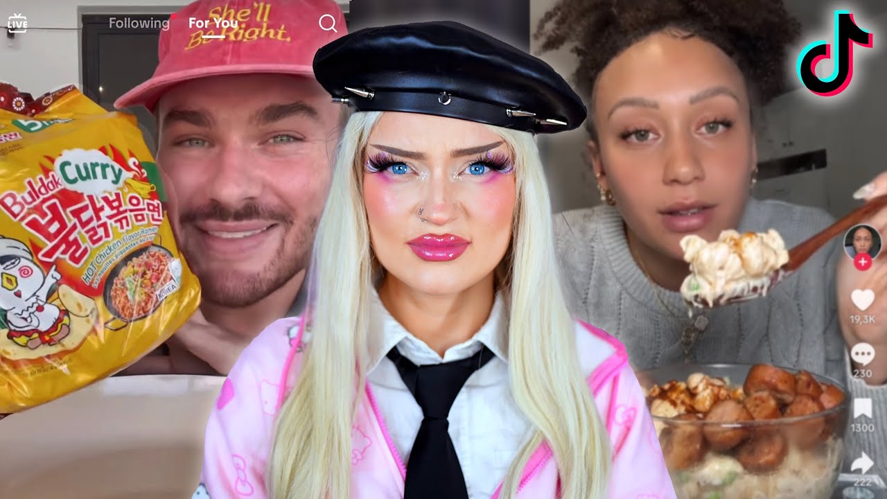 My Tik Tok For You Page decides what I eat for a day - YouTube