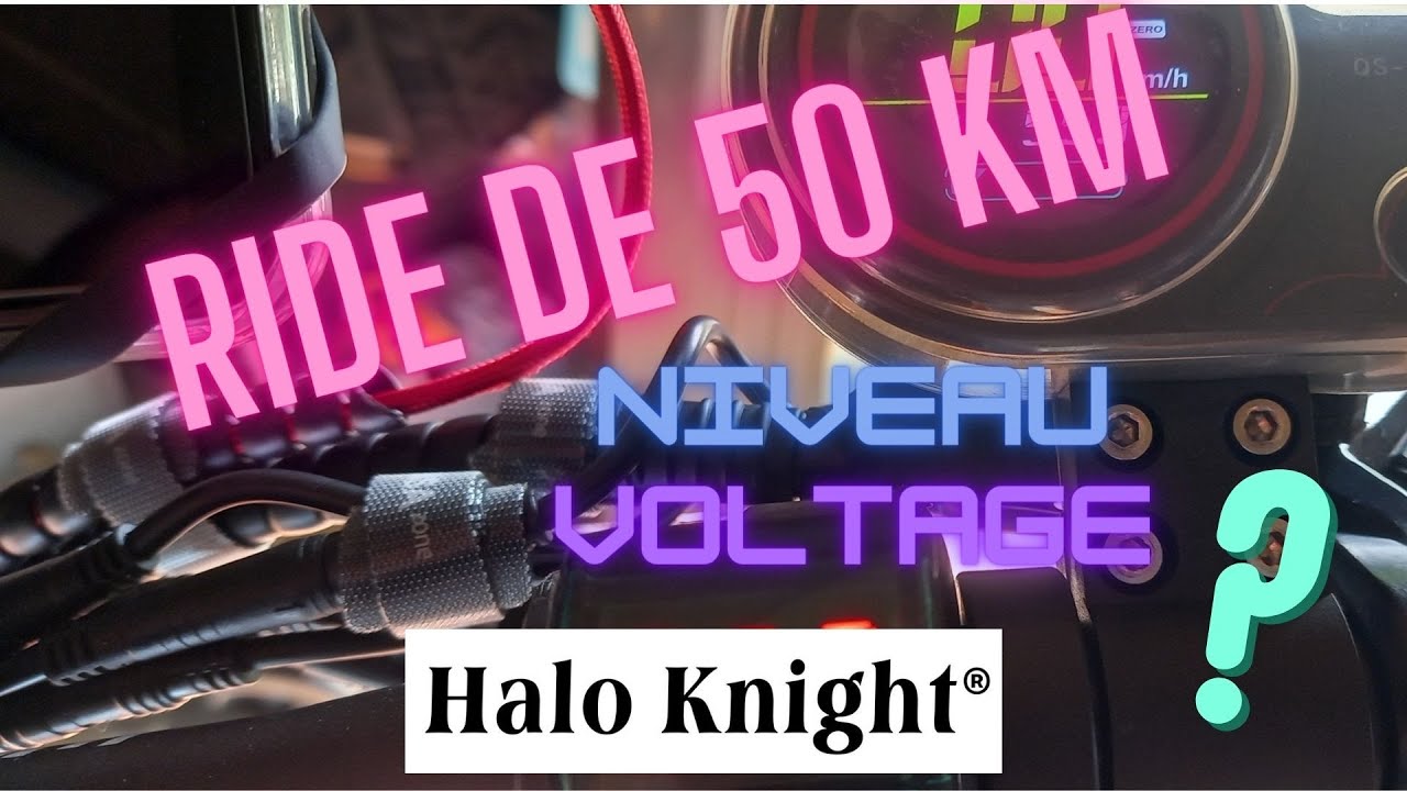 Ride de 50 Kms, Que reste t'il de notre voltage ? - YouTube