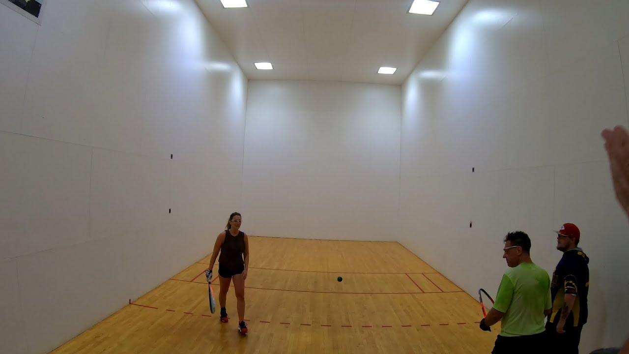 Racquetball - 11-04-20 - Kerry, Alina, Dillon and David - YouTube