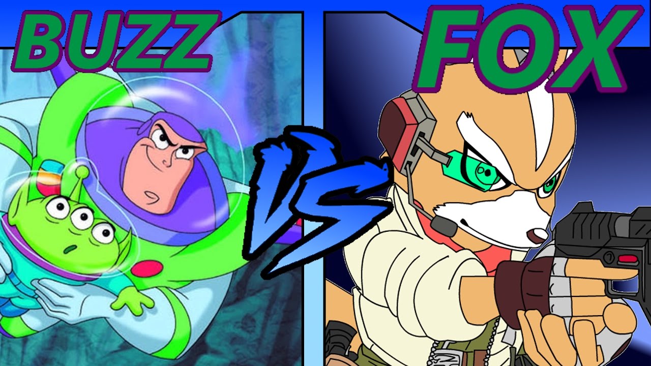 FICTIONAL FIGHTS - Buzz Lightyear VS Fox McCloud - YouTube