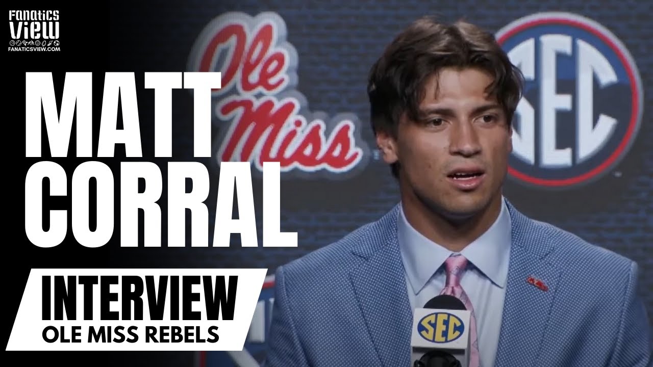 Matt Corral talks Ole Miss "Buzz", Playing for Lane Kiffin, Kiffin ...
