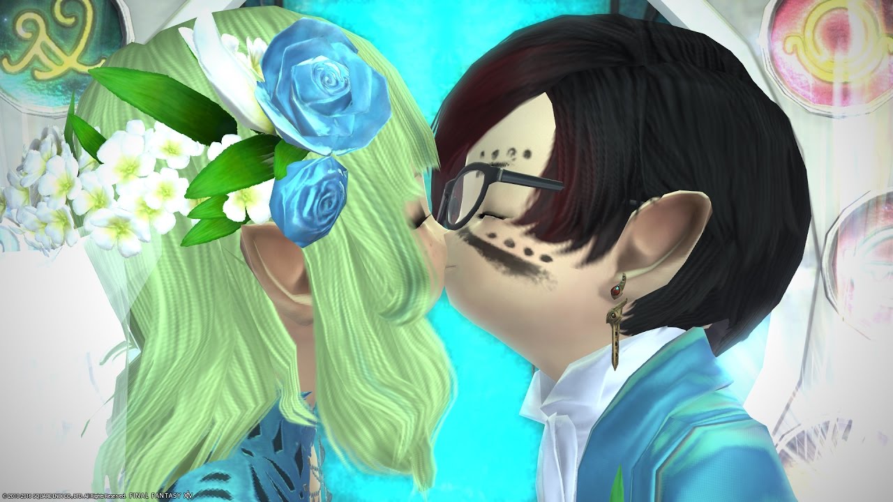 Final Fantasy XIV: The cutest wedding ever - YouTube