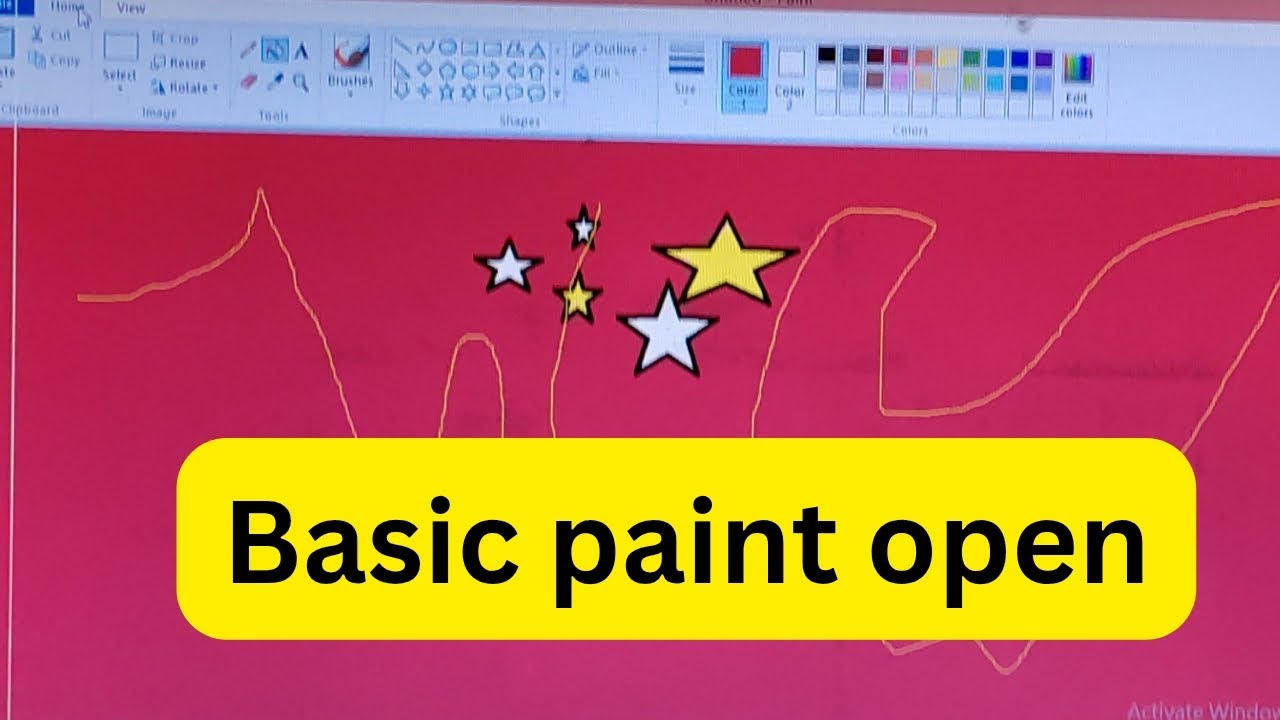 Laptop school collage student computer lab॥ Paint function - YouTube