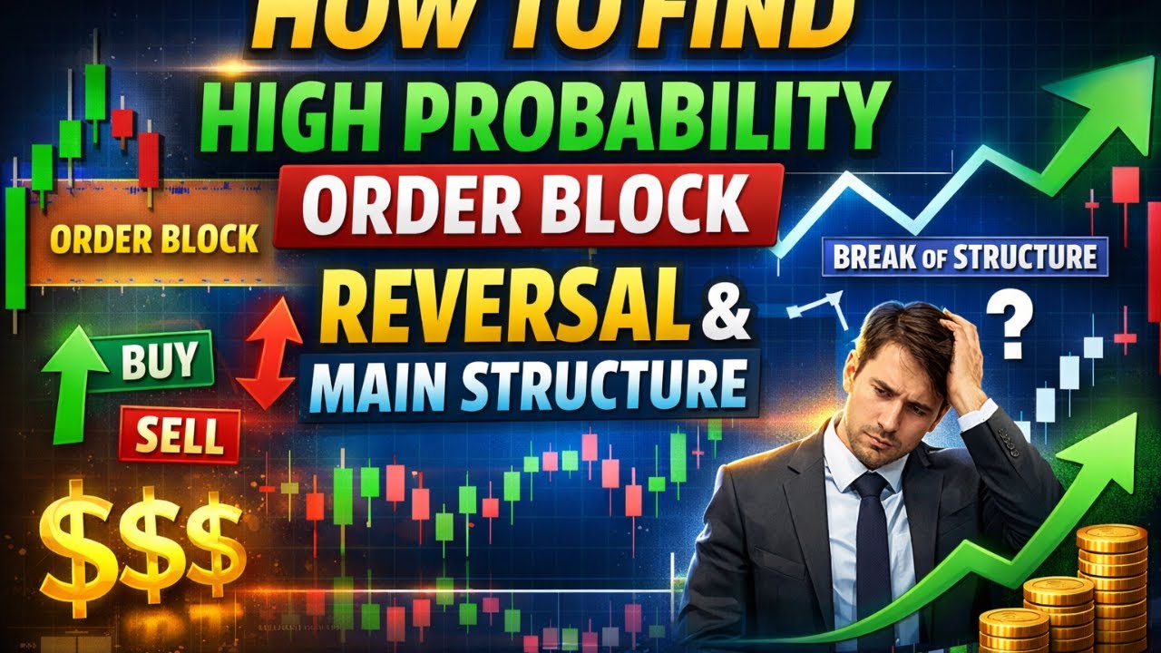 How to Find High Probability Order Block | Reversal & Market Structure ...