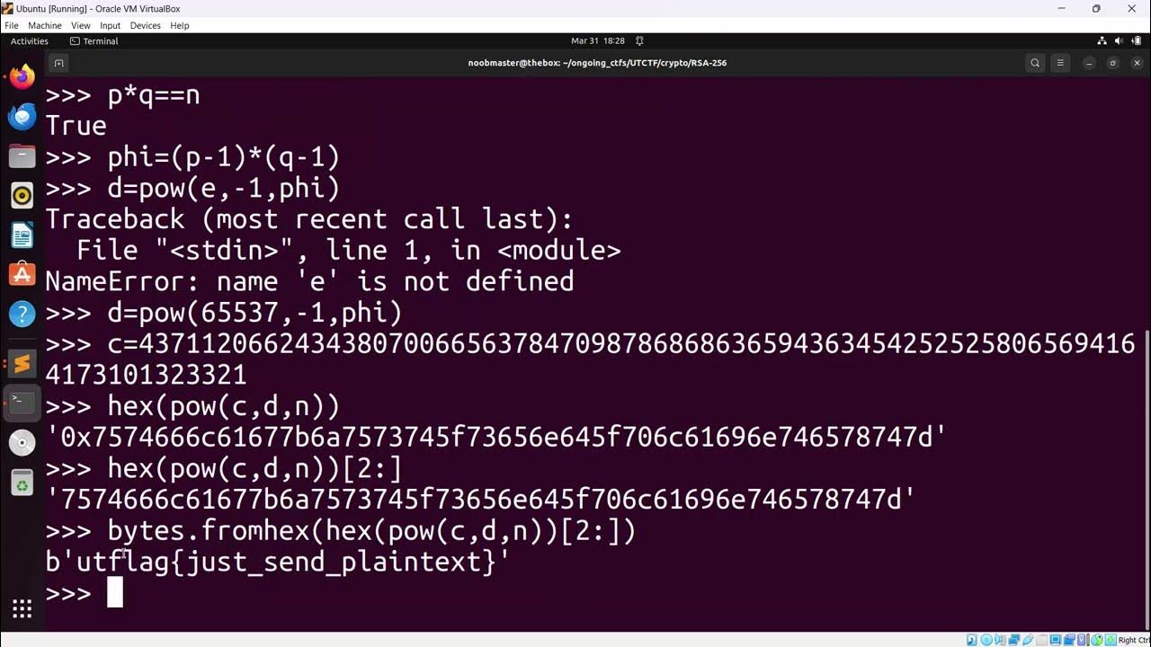 UTCTF 2024 Walk-through (video 2/2) - YouTube