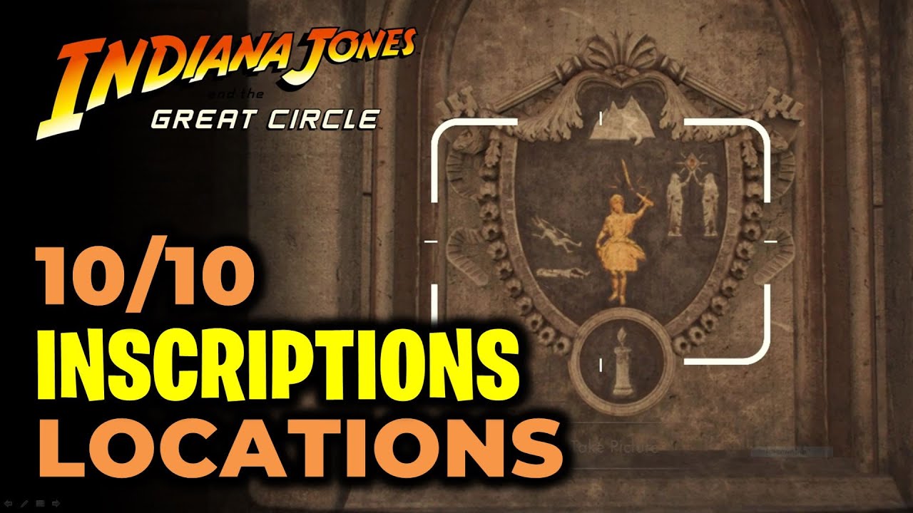 Photograph Inscriptions - All 10 Locations | Secret of Giants | Indiana ...