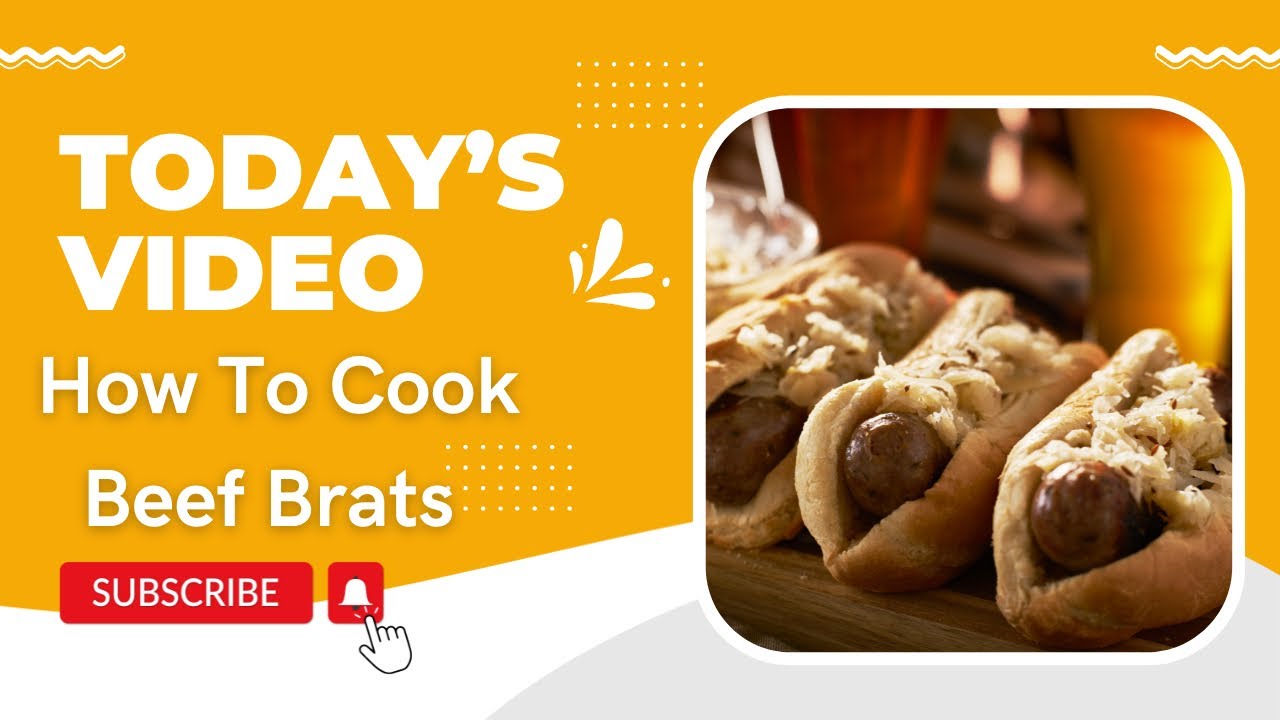 How to cook beef brats in the oven - YouTube