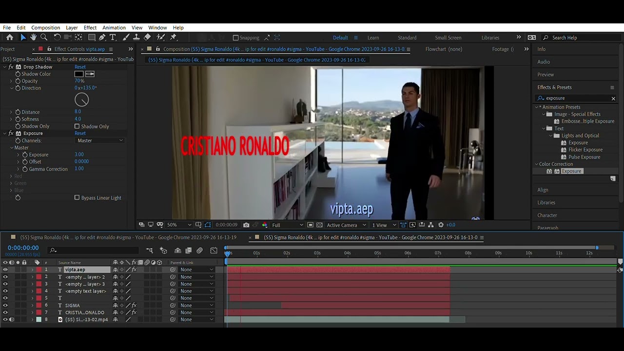 FIRST AFTER EFFECTS EDIT! - YouTube