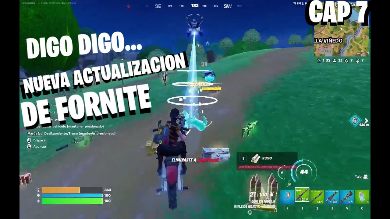 PROBE la ACTUALIZACION de FORNITE (malisi- DIGO DIGO, Bu-buenisima ...