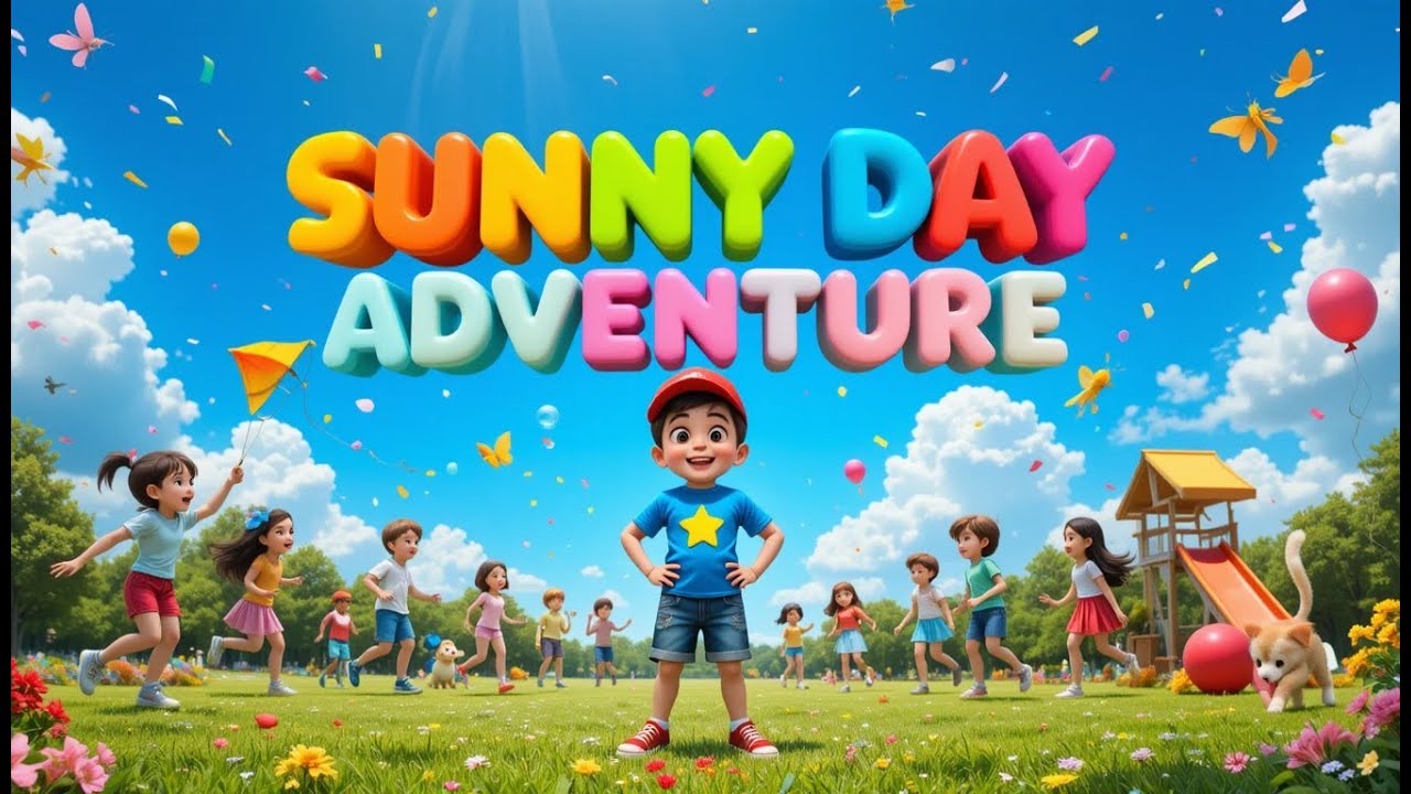 "It’s a Sunny Day! ☀️ | Super‑Catchy Kids Rhyme & Learning Song"😍😎🥳🎉 ...