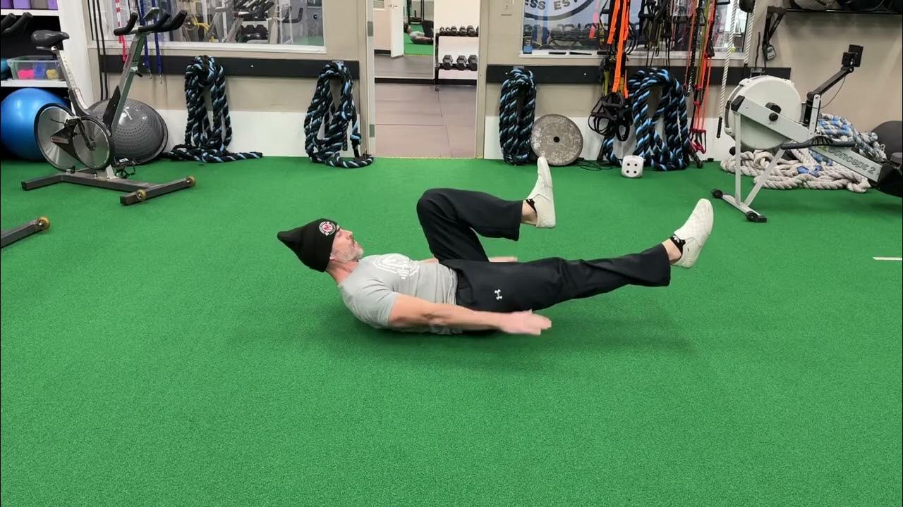 Single Leg Hollow Body Arm Flutter - YouTube