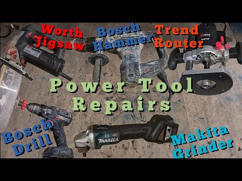 Trend, Makita, Bosch, and wurth power tool repairs.