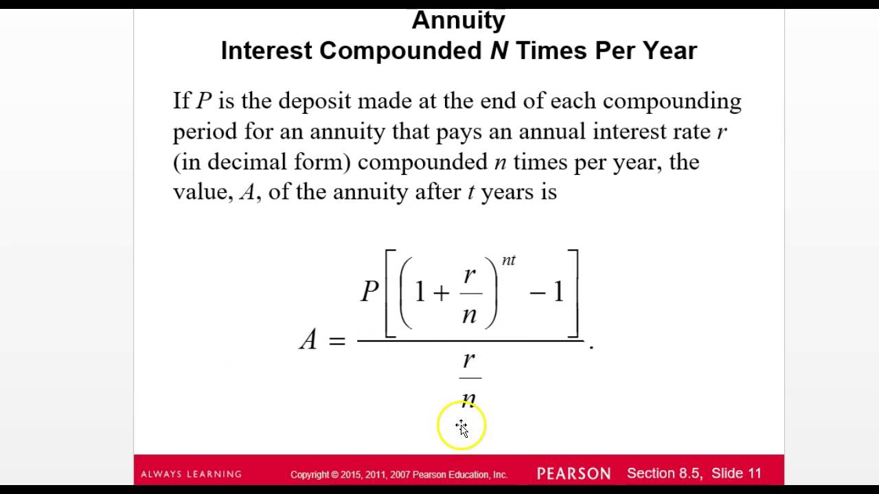 Annuities, Methos of Saving, and Investments - YouTube