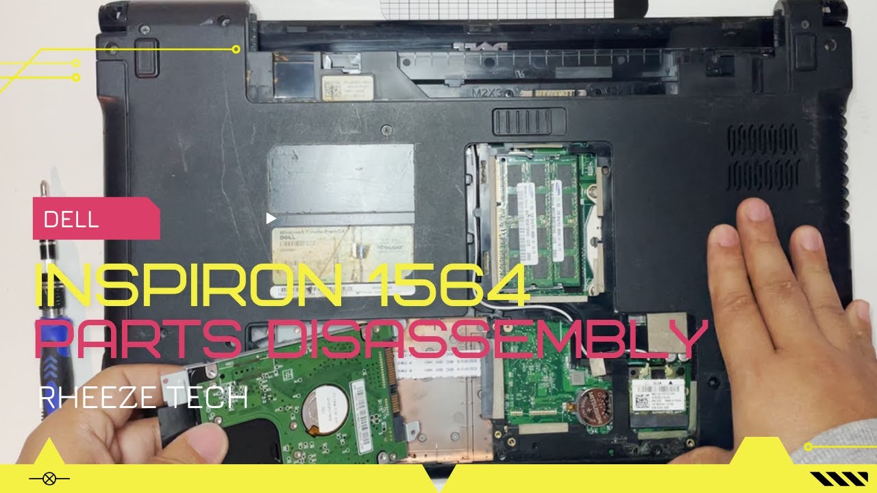 How to Disassemble/install parts on Dell Inspiron 1564 — Full ...