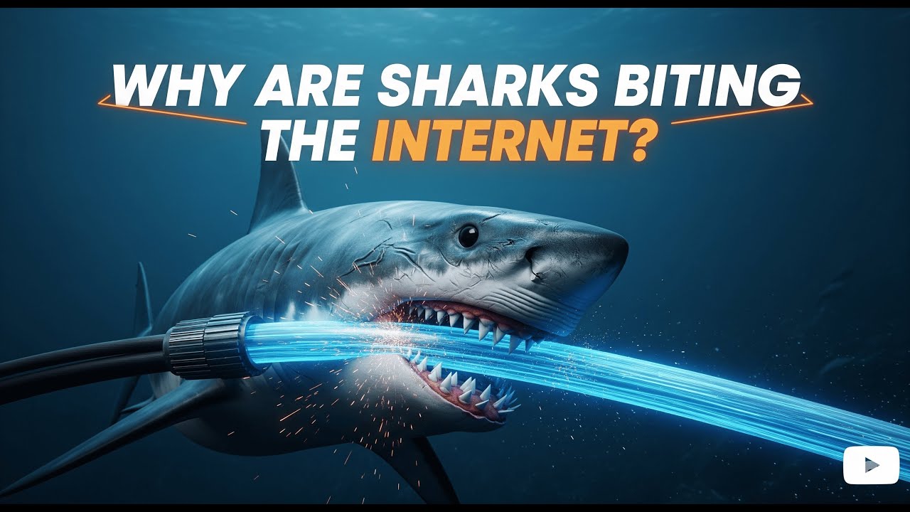 Why Sharks Are Biting the Internet (And Other Undersea Dangers). - YouTube
