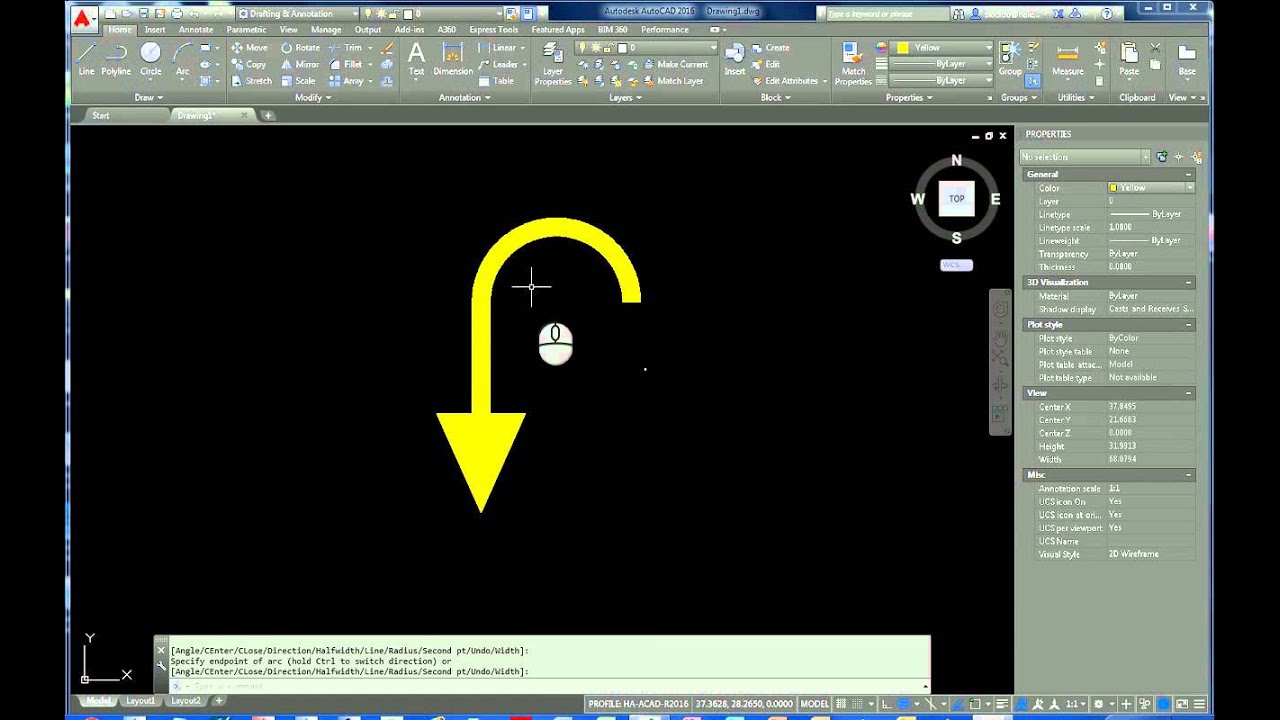 Create A Variable Width Polyline In AutoCAD YouTube Create A Variable Width Polyline In AutoCAD YouTube