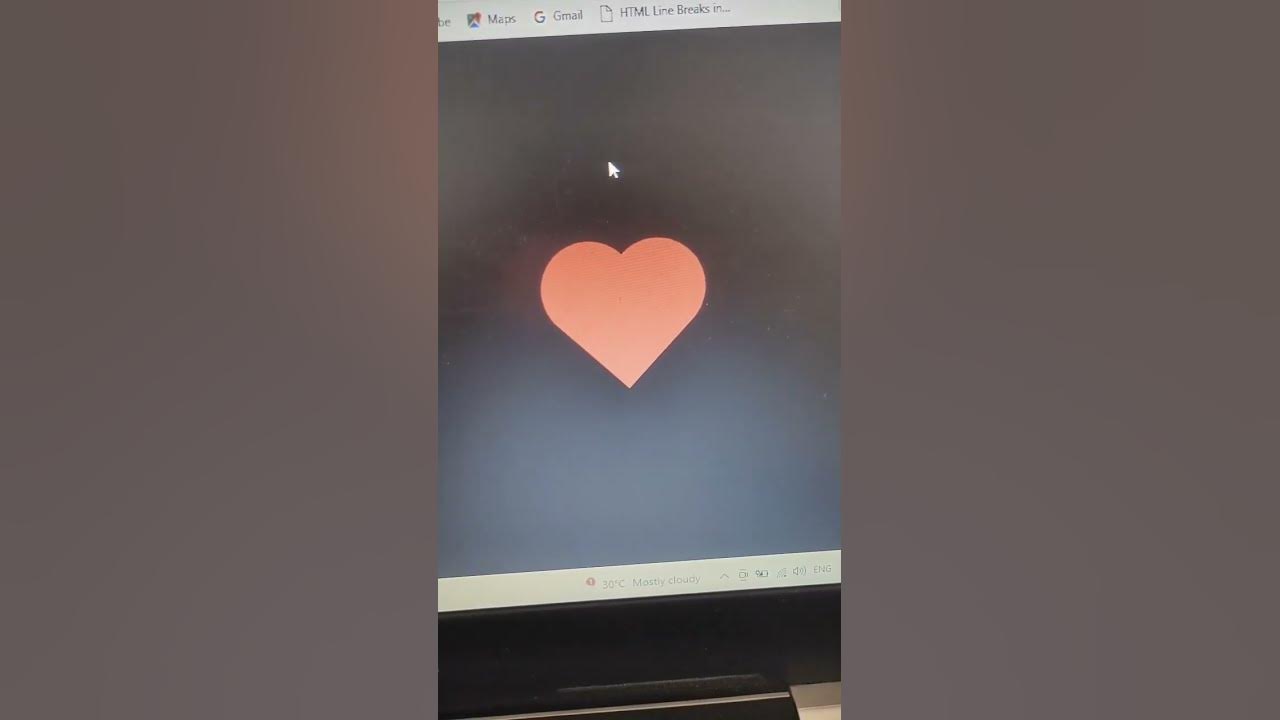 Fourth Project Heart ️ With The Help Of Html Css Javascript Codinglife Codingtutorial