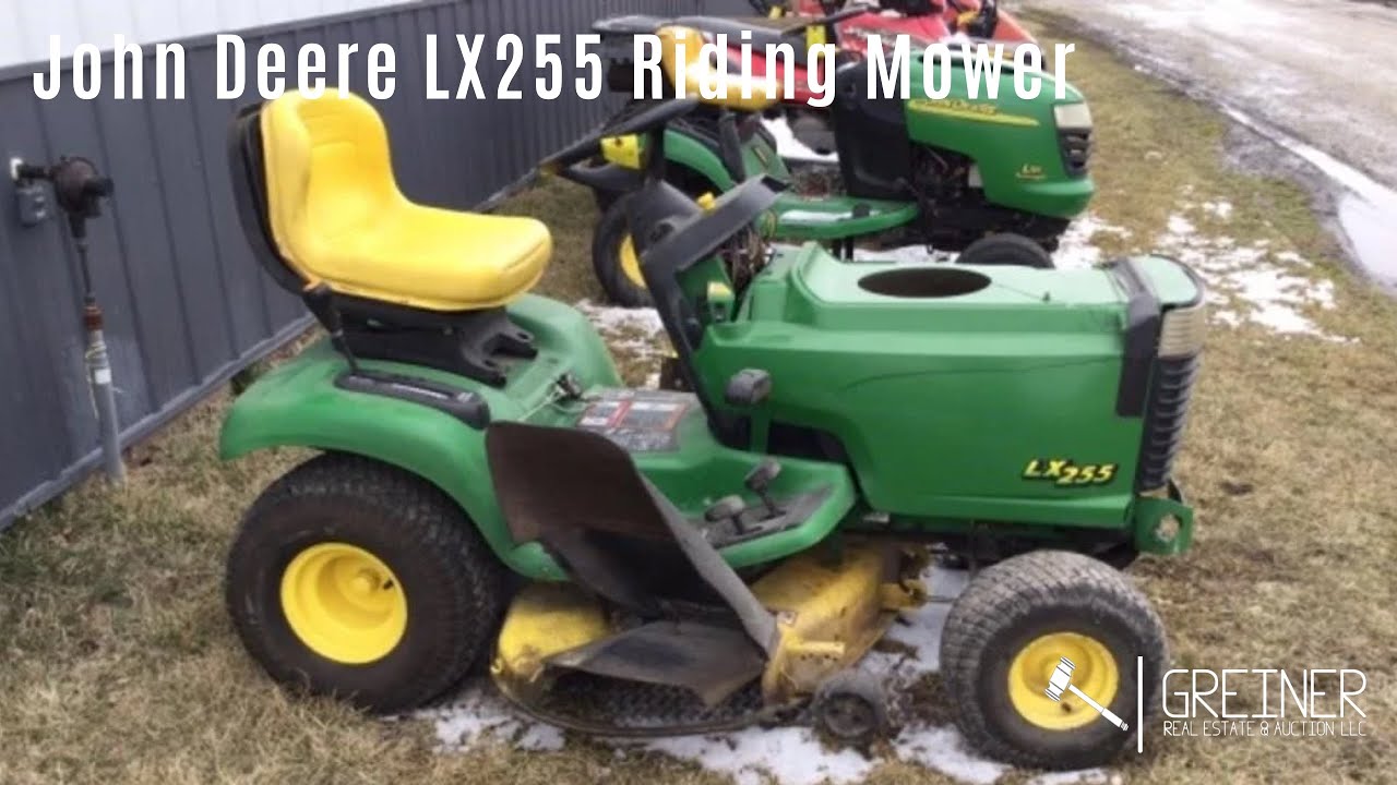 John Deere LX255 Riding Lawn Mower - Selling at our Spring 2023 Online ...