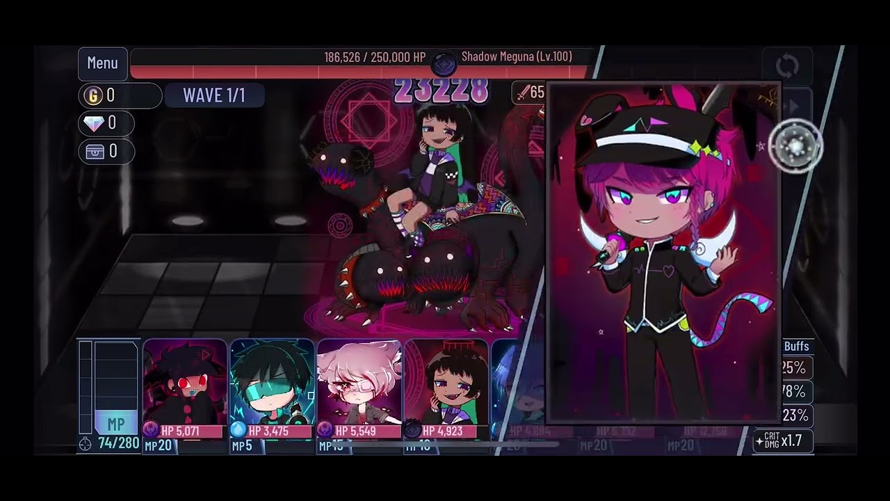 Defeating Boss: Shadow Meguna || Shadows Of Corruption || Gacha Club ...