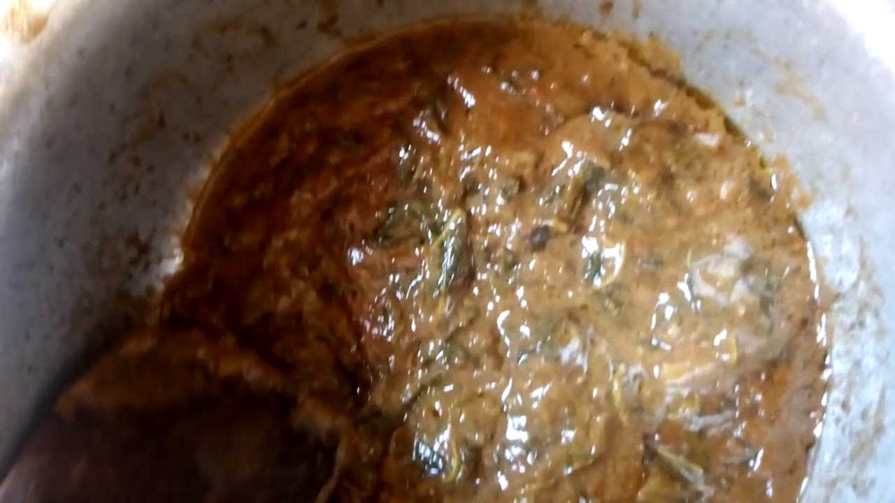 Gnut paste with greens (Sauce Express) - YouTube