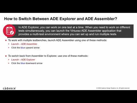 7 Virtuoso ADE Explorer : How to Switch Between Explorer and Assembler - YouTube