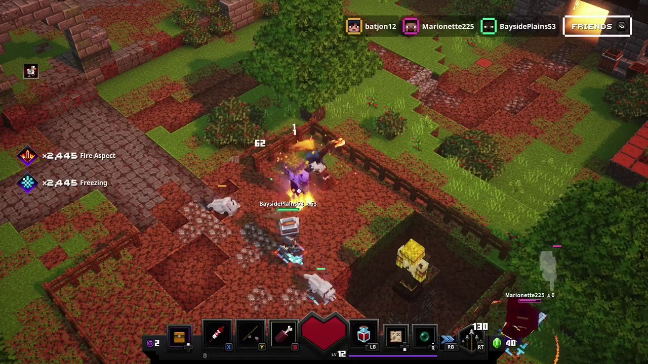 Hitting the dummy in minecraft dungeons 2,500 times - YouTube