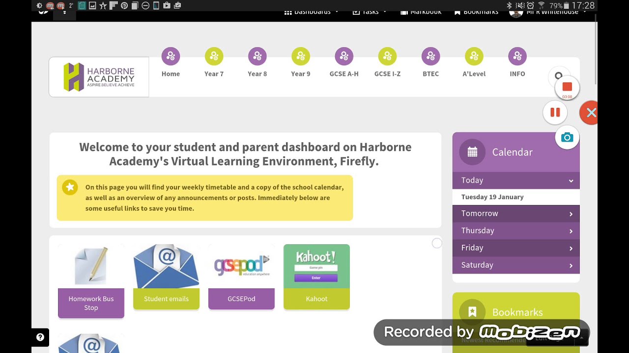 Logging in to Firefly for Harborne Academy student - YouTube