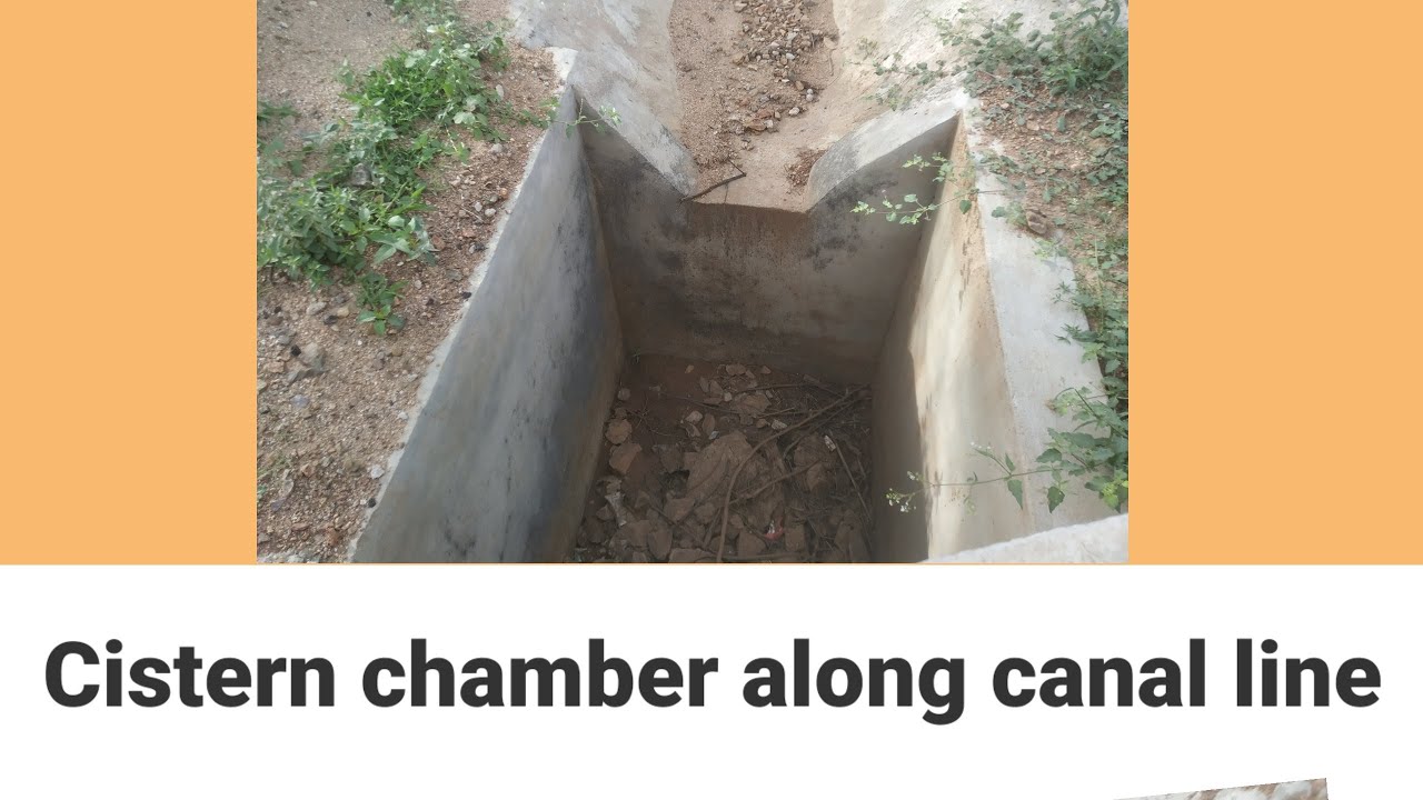 Civil Engineering, canal work, cistern - YouTube