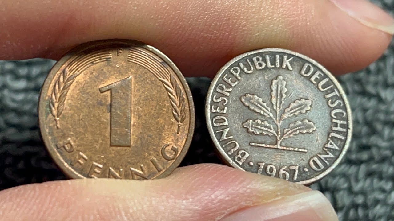 1967 Germany 1 Pfennig Coin • Values, Information, Mintage, History ...