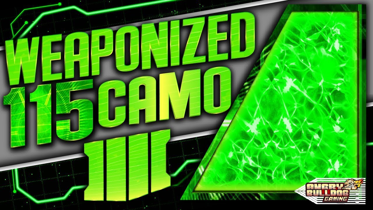 COD-BO4 WEAPONIZED 115 CAMO TUTORIAL │ PAINTJOBS │1080P - YouTube