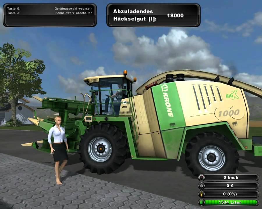 Farming Simulator LS 2011 Demo gameplay - YouTube