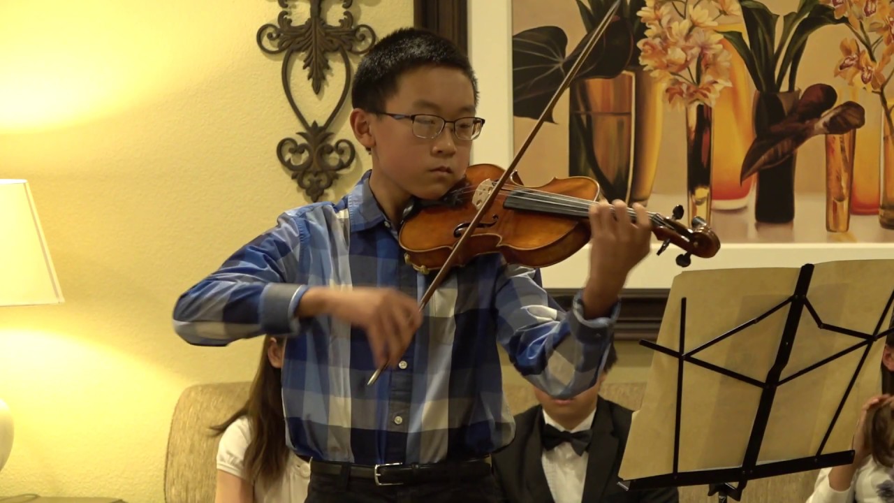 David Wang Violin - Bach Sonata No. 1 in G Minor - Adagio - YouTube