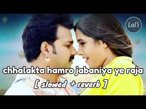 chhalakta hamro jabaniya ye raja ( slowed and reverb ) || Pawan Singh | Kajal raghwani | lofi ...