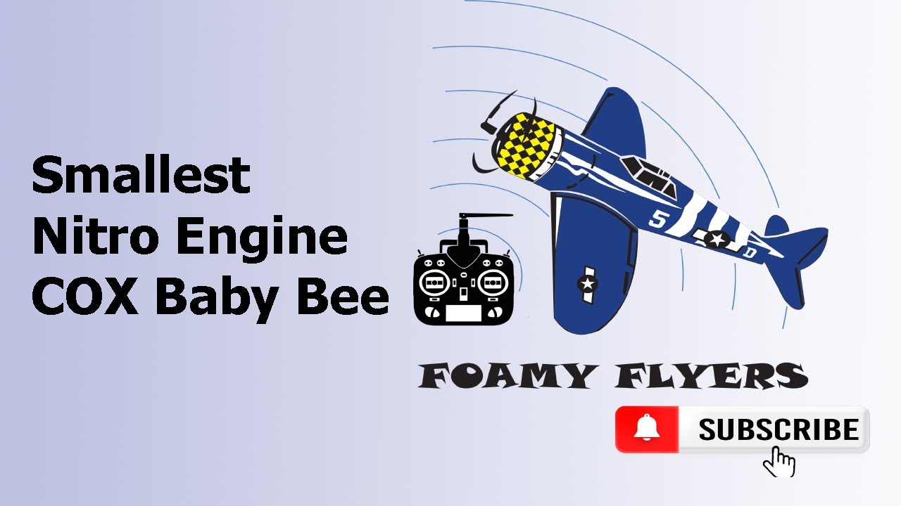 Smallest Nitro Engine COX BABY BEE - YouTube