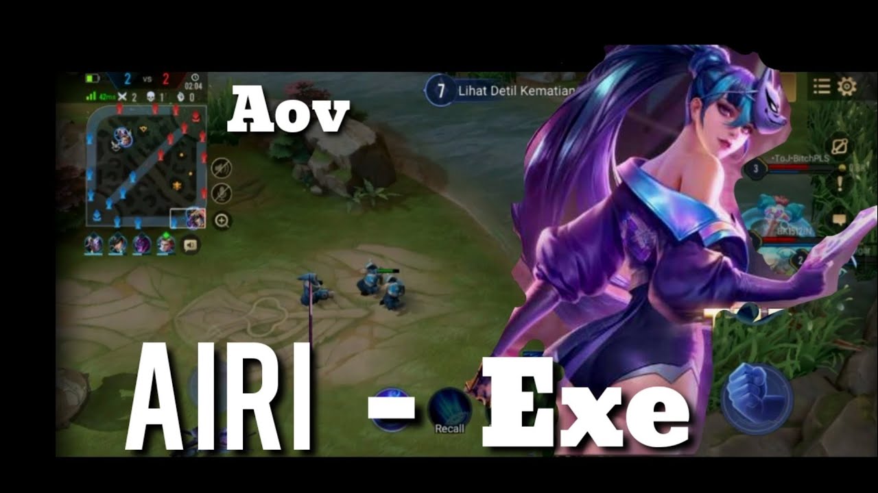 Airi Exe | Aov Funny Moments Special 1000 subrek - YouTube
