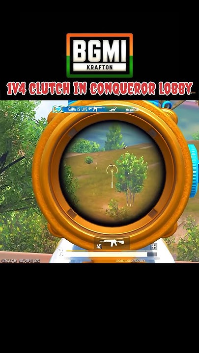 1v4 clutch in conqueror lobby in bgmi 🔥 bgmi shorts clutches 🤬 #bgmi#pubgmobile#ytshorts#pubg#yt ...
