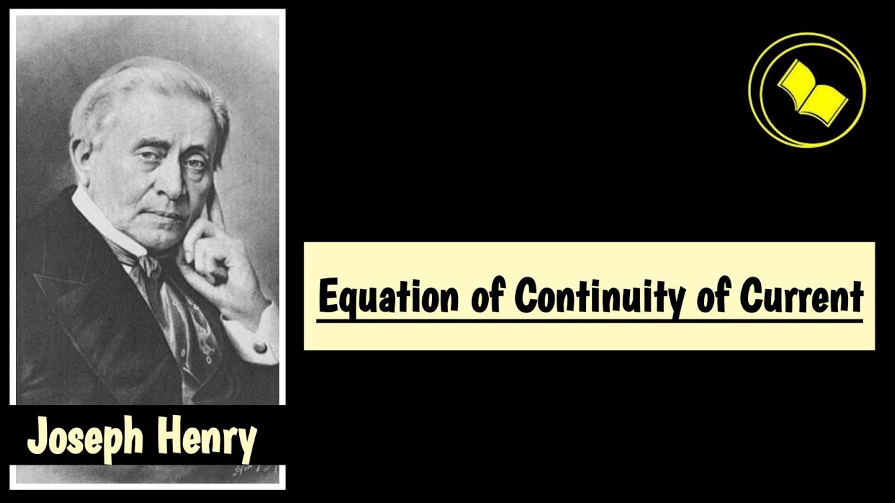 Equation of continuity of current. - YouTube
