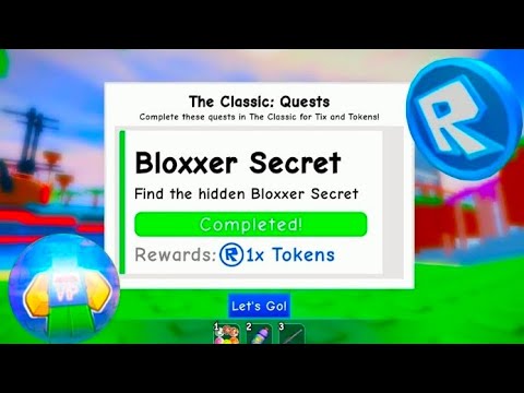 How to complete "Bloxxer Secret" quest in The Classic Hub | Roblox The ...