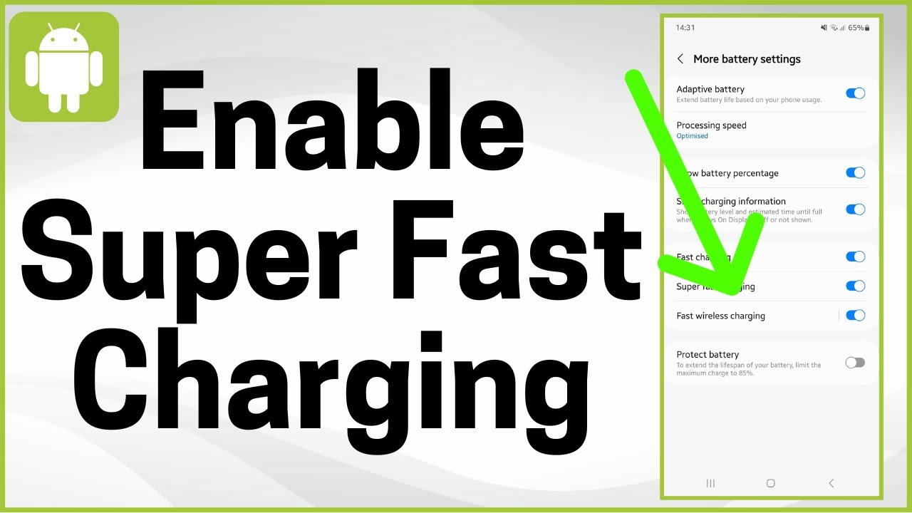How to Enable Super Fast Charging on Android (2023) - YouTube