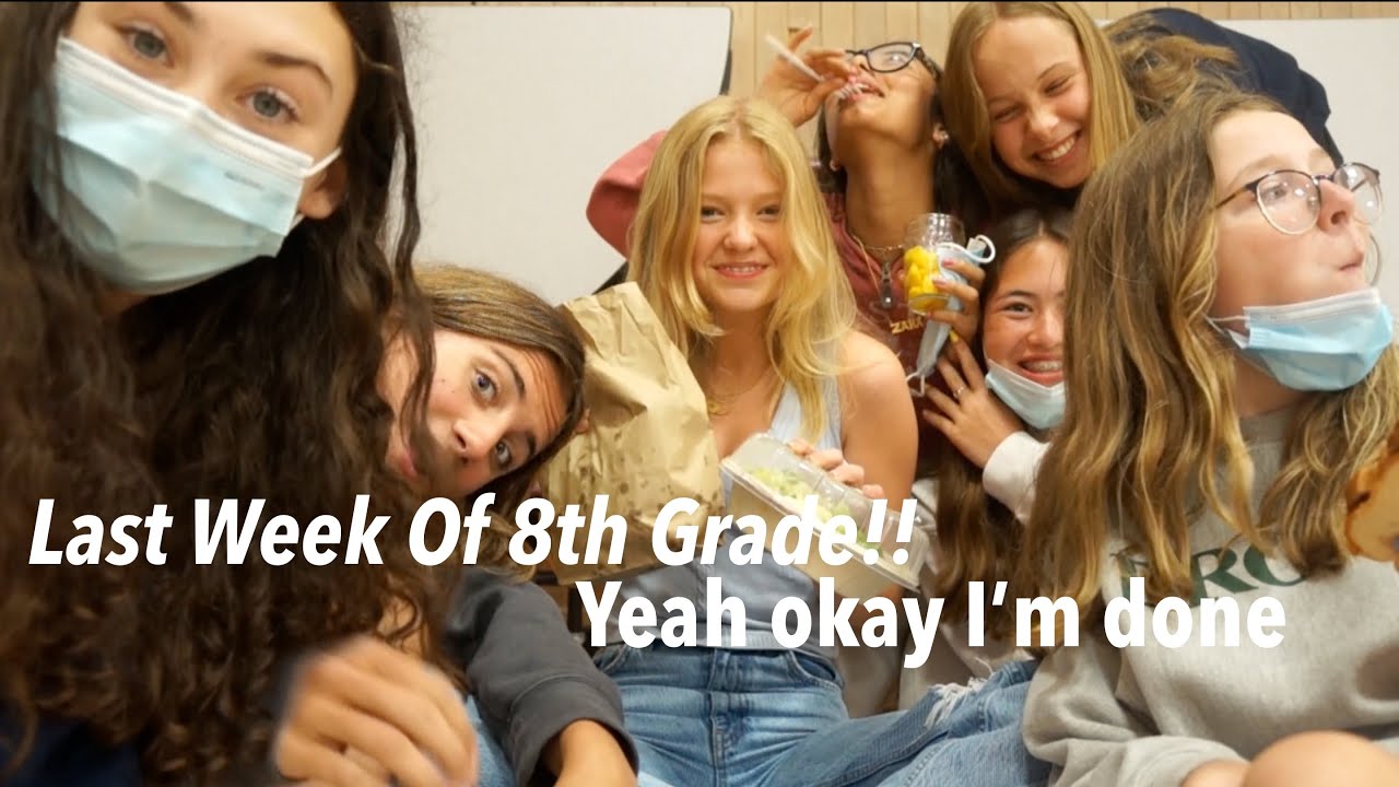 LAST WEEK OF 8TH GRADE ll GRADUATION ll FRIENDS + HAULS !! - YouTube