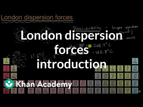 London dispersion forces introduction | States of matter | High school ...