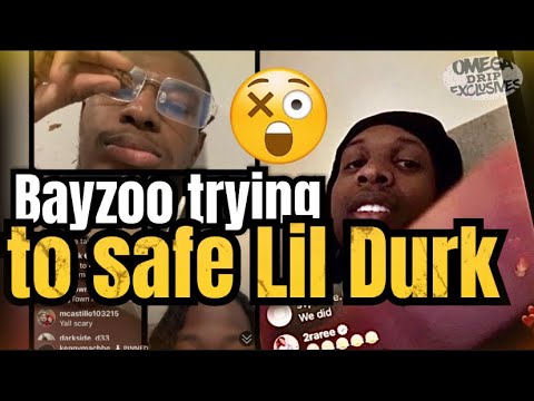Lil Durk gets Treated Live by Chiraq Gang Members Pooda & TayTown (TTE ...