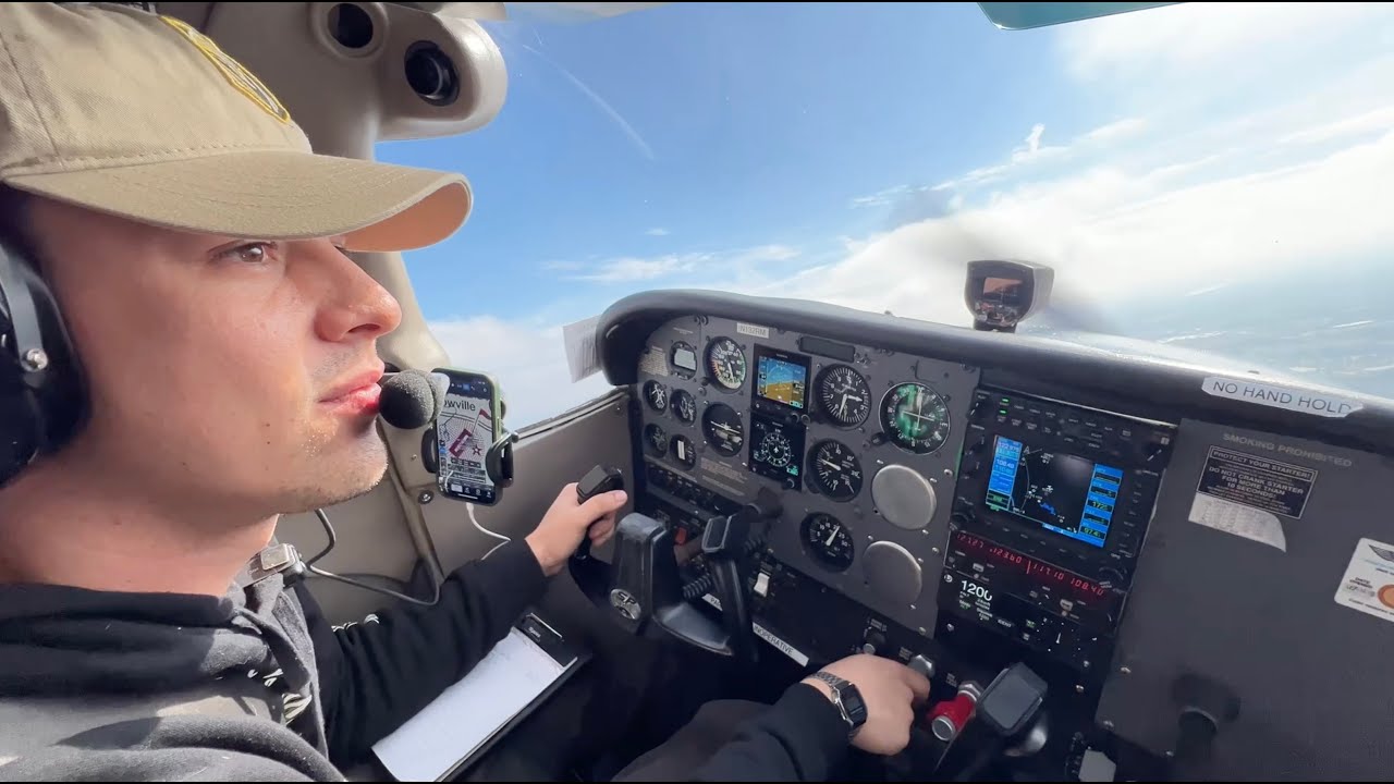 Joe McClain's 1st flight after his Private Pilot certification. - YouTube