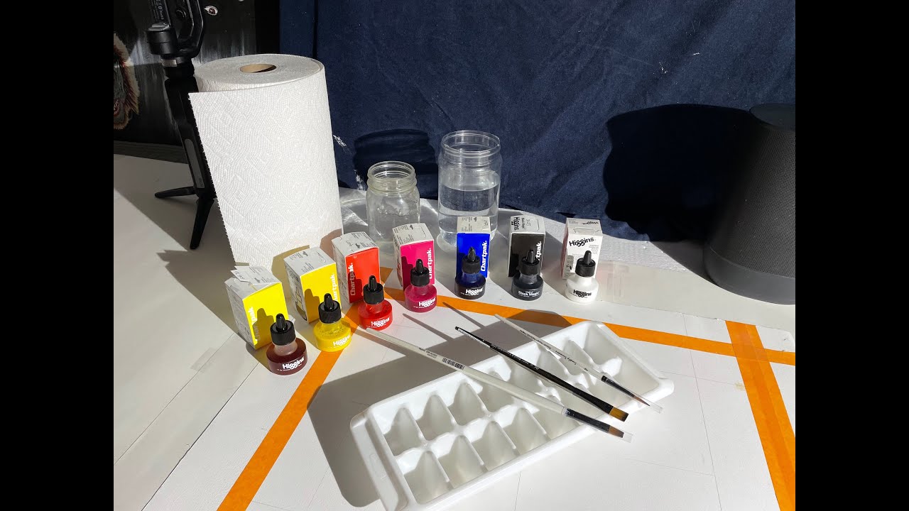 BASIC INK MIXING AND APPLICATION HD 1080p - YouTube