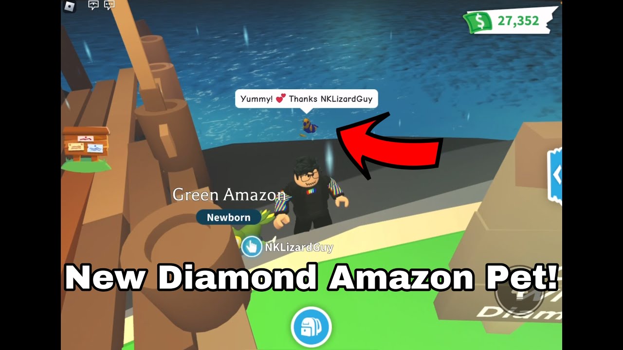 I GOT THE NEW DIAMOND AMAZON PET! (Roblox Adopt Me) - YouTube