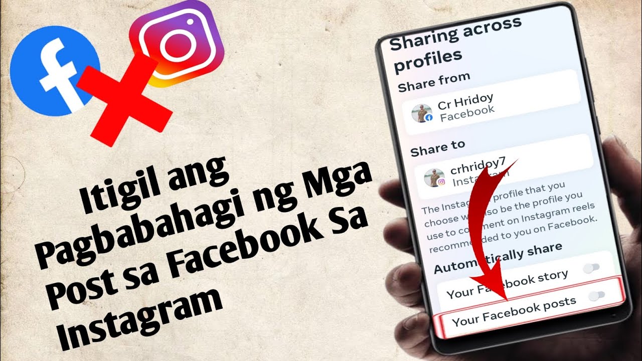 Paano Ihinto ang Pagbabahagi ng Mga Post sa Facebook Sa Instagram ...