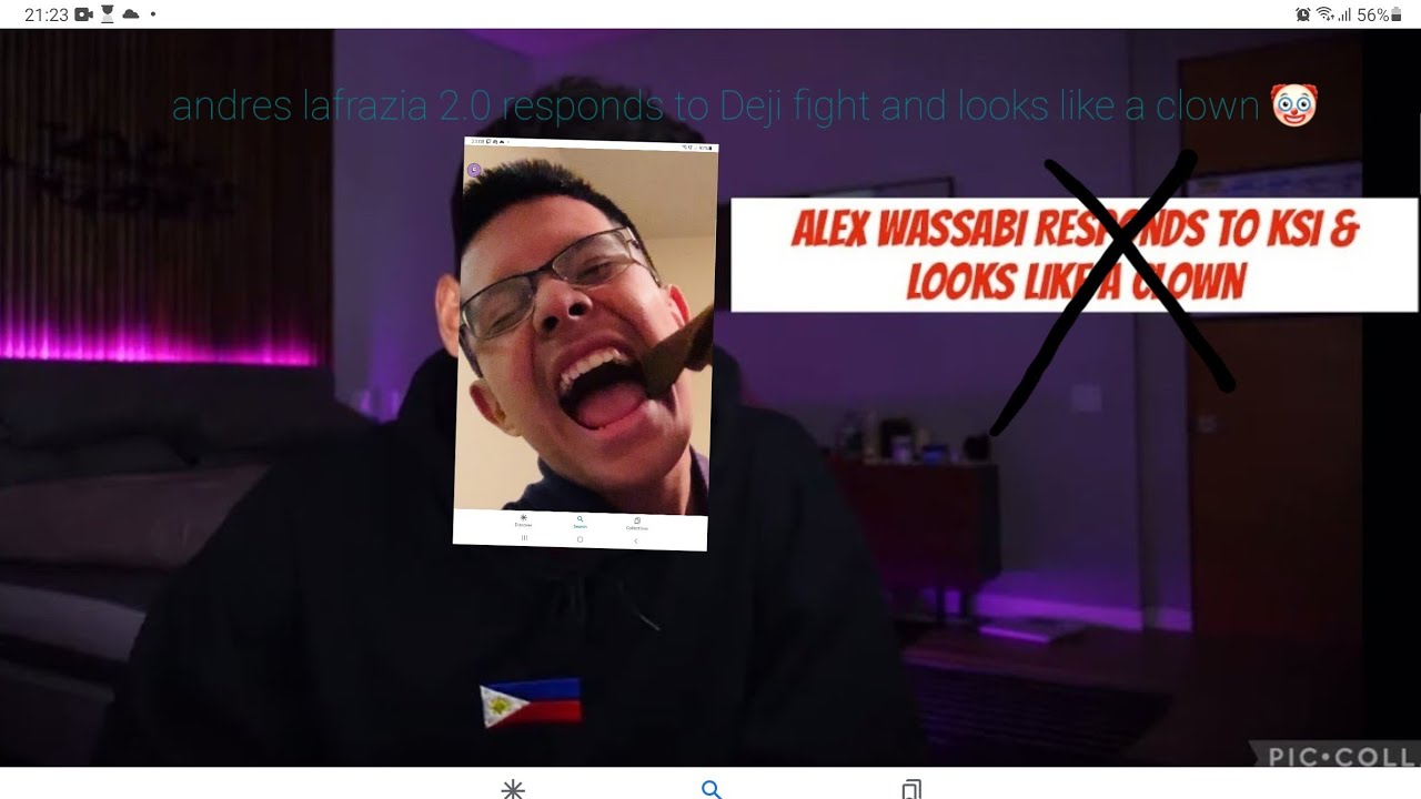 andres lafrazia 2.0 thinks that Deji vs Alex wassabi was a Draw - YouTube